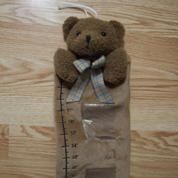 Macy's | Toys | Kids Toddler Measuring Chart For Wall Teddy Bear | Poshmark